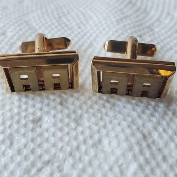 SWANK | Accessories | Swank Cufflinks Letters Aa Initials Monogram ...